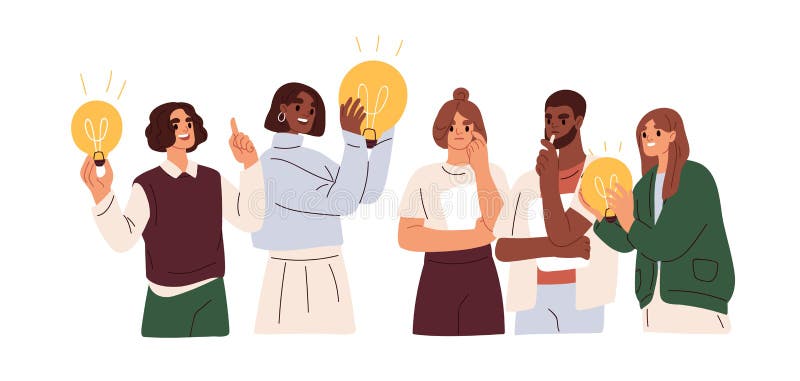 Brainstorm, Idea Discussion Concept. Business Team Finding Solution ...