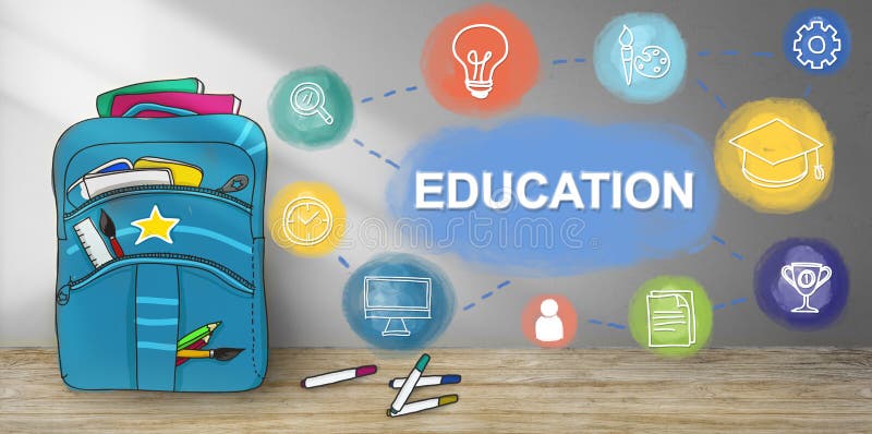 Brainstorm Knowledge Creative Imagine Think Concept Stock Illustration ...