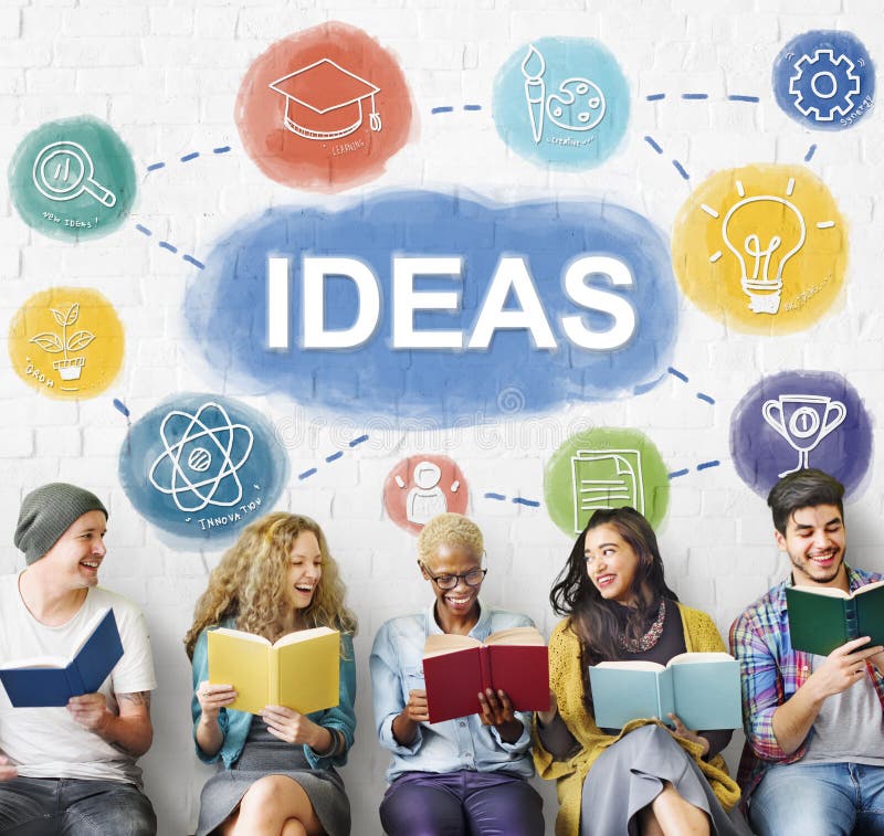 Brainstorm Knowledge Creative Imagine Think Concept Stock Image - Image ...