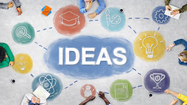 Brainstorm Knowledge Creative Imagine Think Concept Stock Image - Image ...