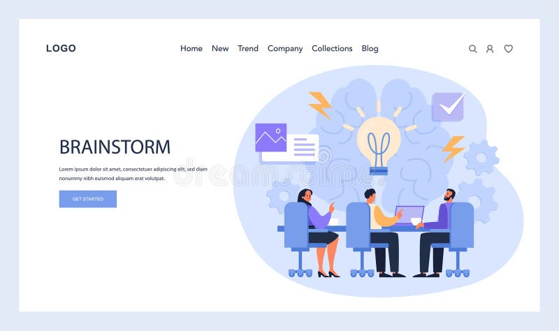 Brainstorm Session Capture. a Dynamic Group Discussion Sparks ...