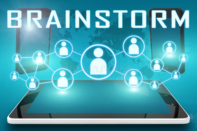Brainstorm stock illustration. Illustration of concept - 43605337 Brainstorm stock illustration. Illustration of concept - 43605337