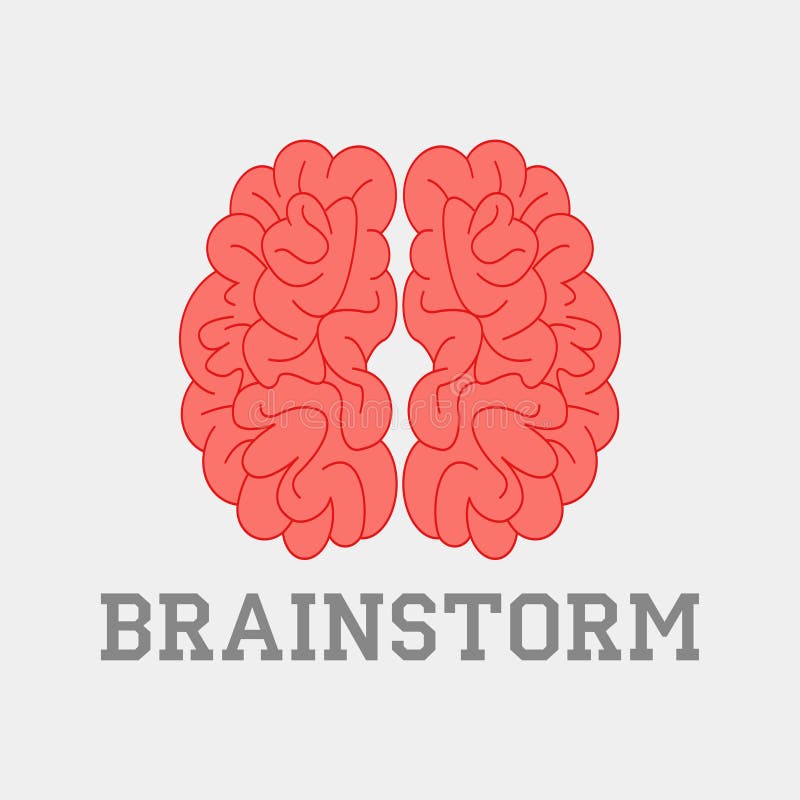 Brainstorm think idea stock vector. Illustration of line - 79537674