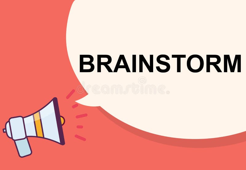 Brainstorm word tags stock illustration. Illustration of sign - 25771610