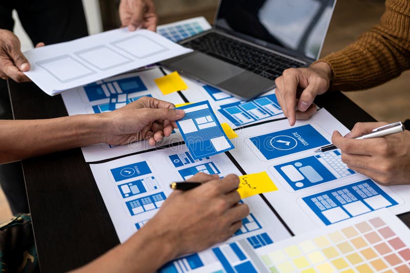 Brainstorming App Ideas, Creative Web Design Planning and Development ...