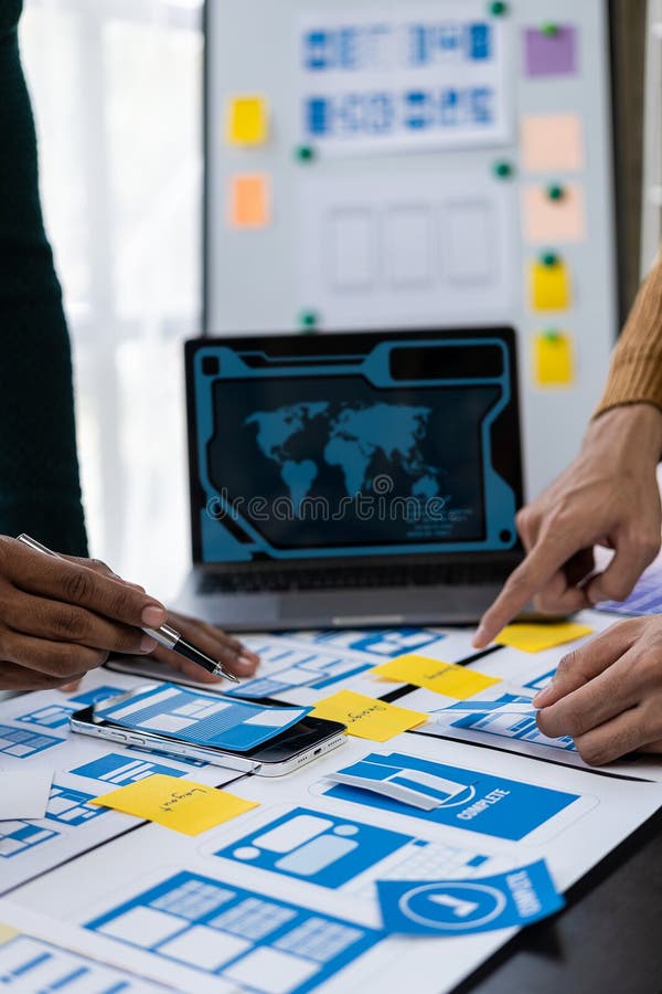 Brainstorming App Ideas, Creative Web Design Planning and Development ...