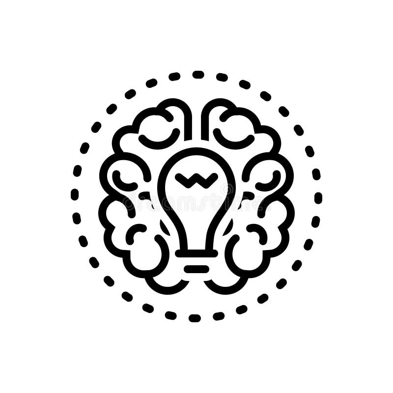 Mix Icon for Brainstorming, Deliberate and Conceptualize Stock Vector ...