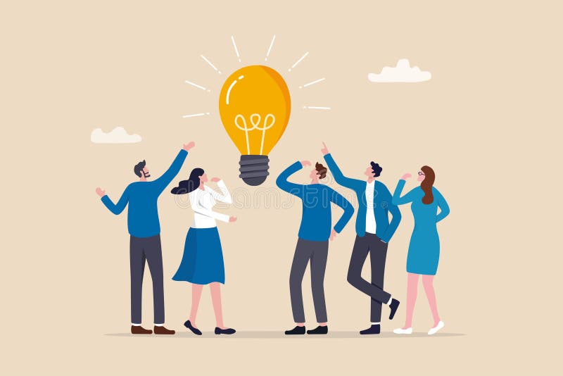 Brainstorming Business Idea, Solution To Solve Problem, Discussion To ...