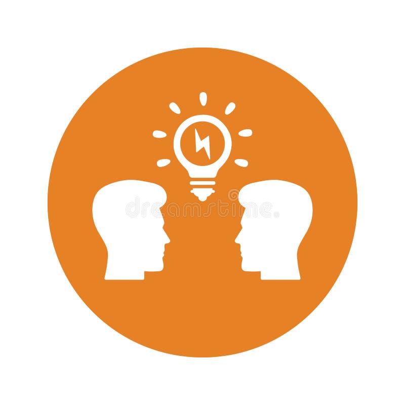 Brainstorming, Business Idea, Thinking Icon Design Stock Vector ...