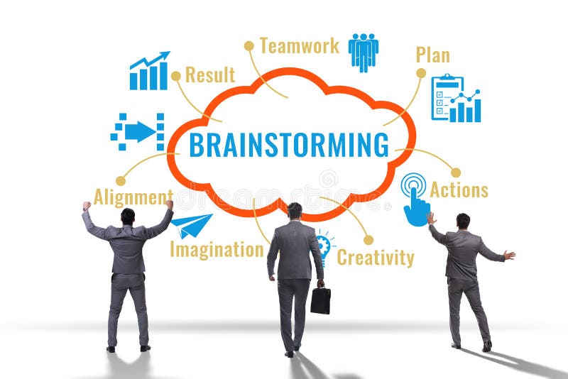 Brainstorming Concept As a Solution Tool Stock Photo - Image of ...