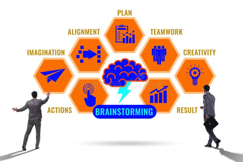 Brainstorming Concept As a Solution Tool Stock Photo - Image of ...
