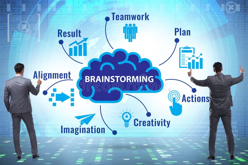 Brainstorming Concept As a Solution Tool Stock Photo - Image of ... Brainstorming Concept As a Solution Tool Stock Photo - Image of ...