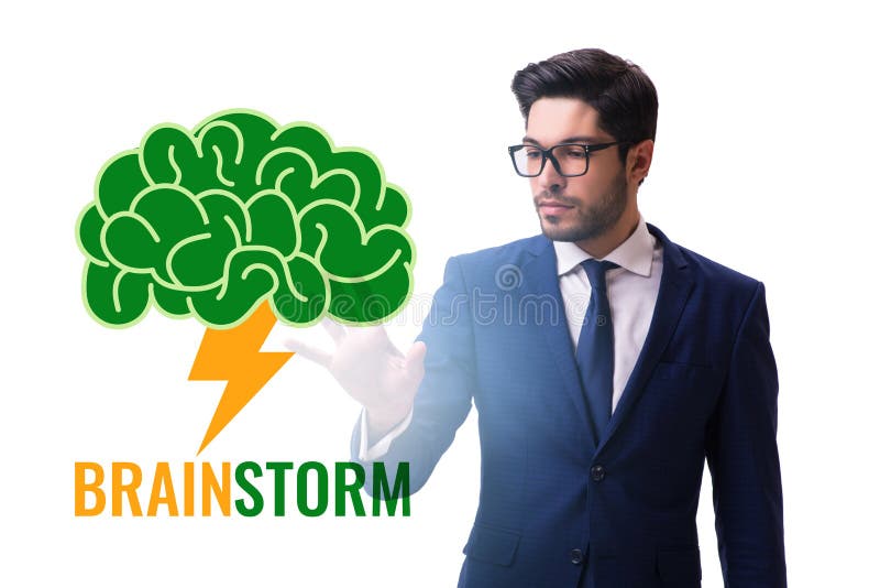 Brainstorming Concept As a Way of Finding Solutions Stock Photo - Image ...