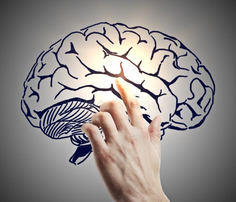 Brainstorming concept stock illustration. Illustration of abstract ...