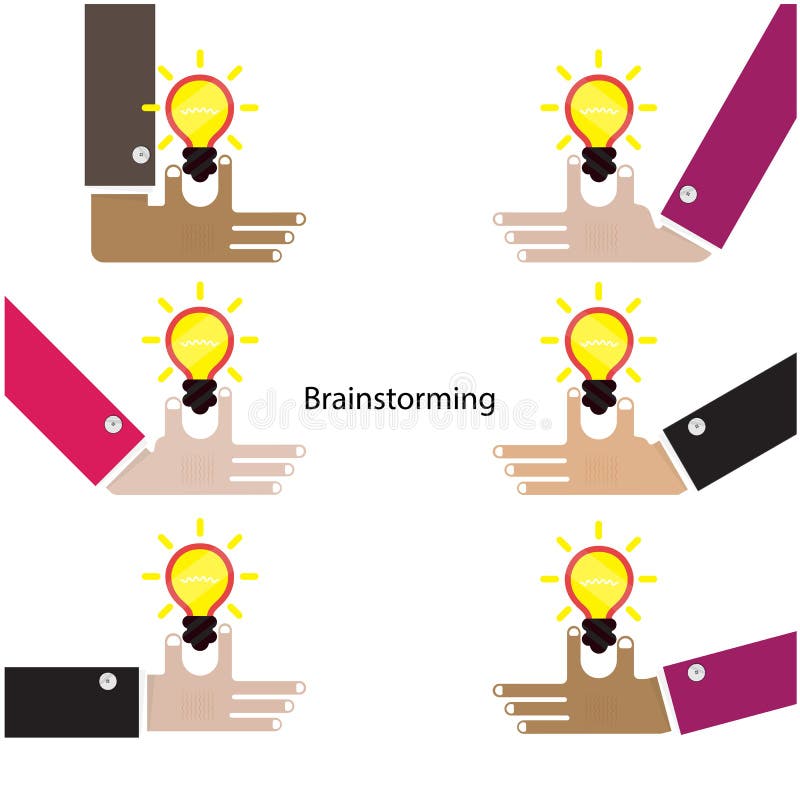 Concept Teamwork. Men and Women in the Office. Set of Business People ...