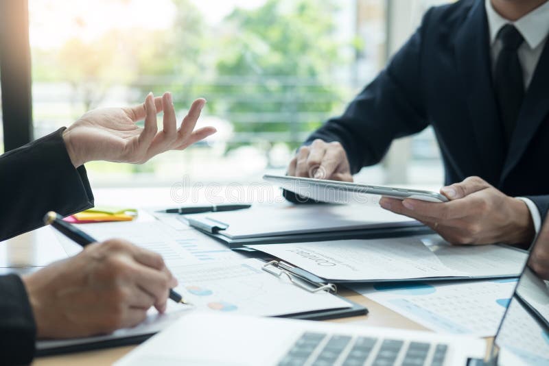 Brainstorming Group Working Concept. Business People or Startup ...