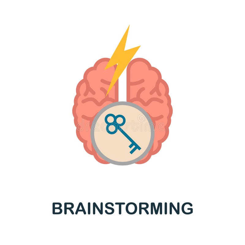 Brainstorming Icon. Simple Element from Critical Thinking Collection ...