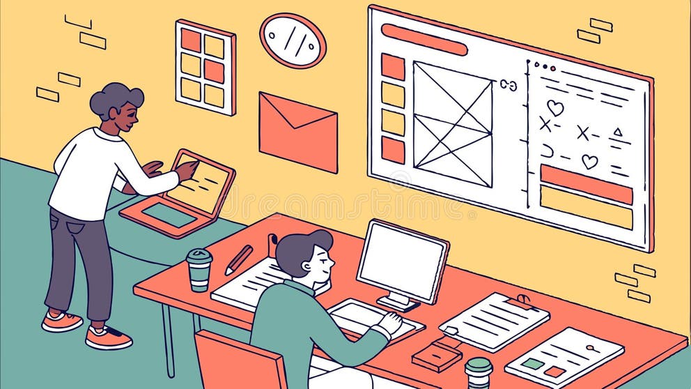 Brainstorming and Idea Generation Session, Creative Thinking Vector ...