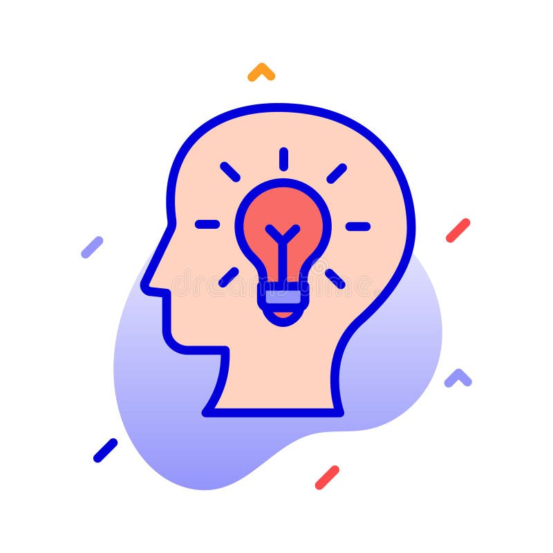 Brainstorming, Idea, Solution, Head Fully Editable Vector Icons Stock ...