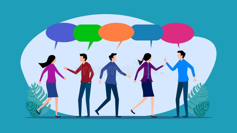 Brainstorming for Ideas. Work Meeting. Debating or Team Communication ...