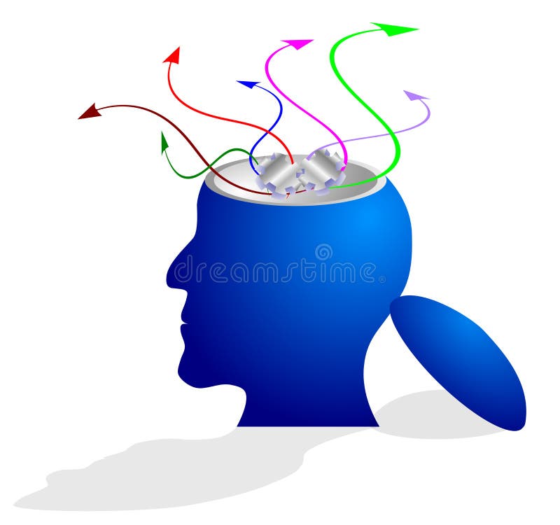 Confusing Ideas Illustration Stock Illustration - Illustration of ...