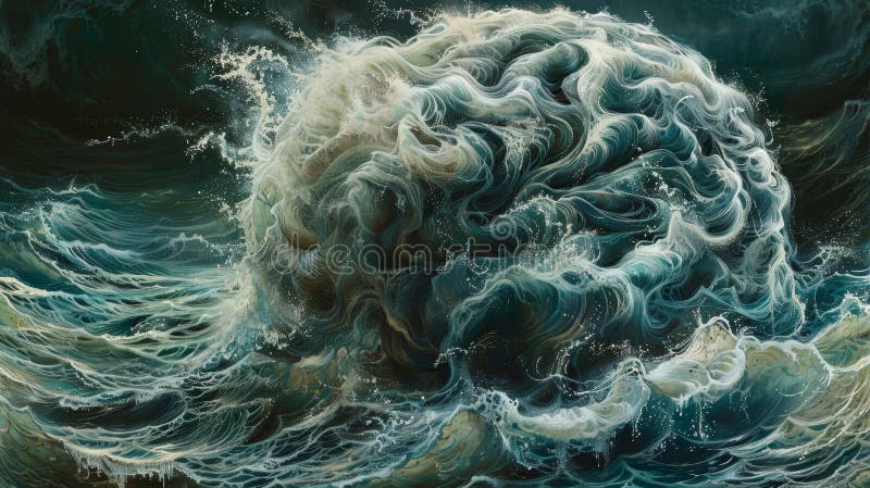 Brainstorming - Oceanic Brain – Surreal Waves of Thought – AI Generated ...