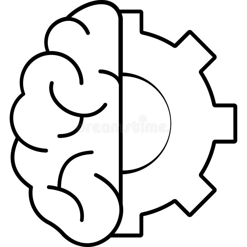 Brainstorming Outline Vector Icon That Can Easily Edit Or Modify Stock Vector Illustration