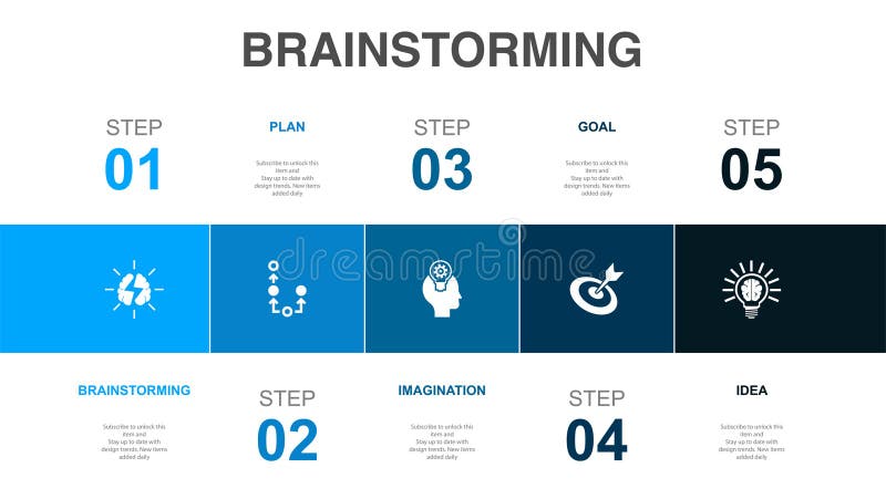 Brainstorming, Plan, Imagination, Goal Stock Vector - Illustration of ...