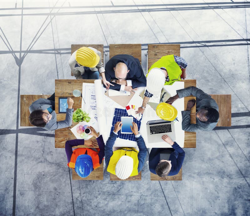 Brainstorming Planning Partnership Strategy Workstation Concept Stock ...