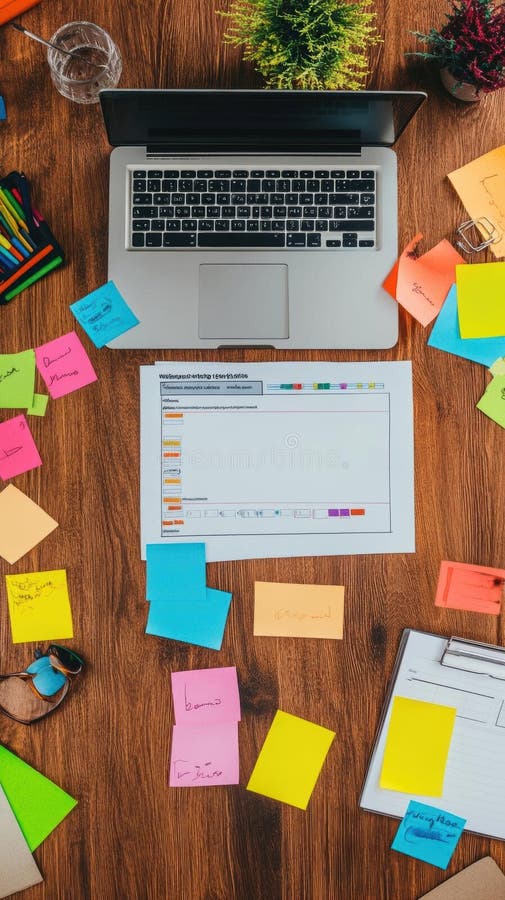 Brainstorming and Planning, a Visual Representation of Project ...