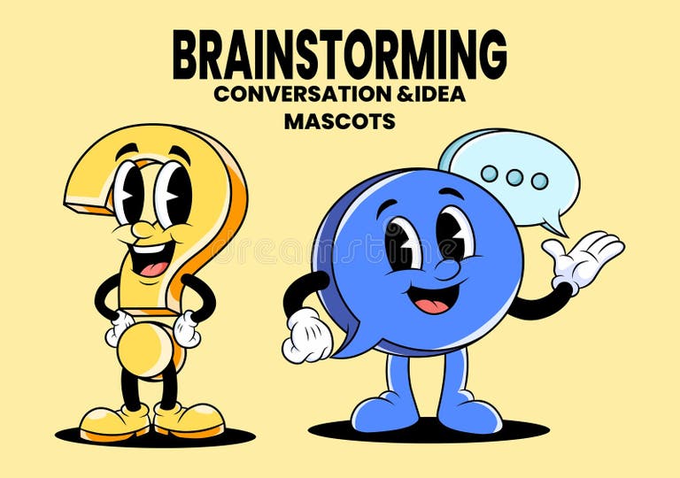 Brainstorming Question and Idea Illustration Stock Vector ...