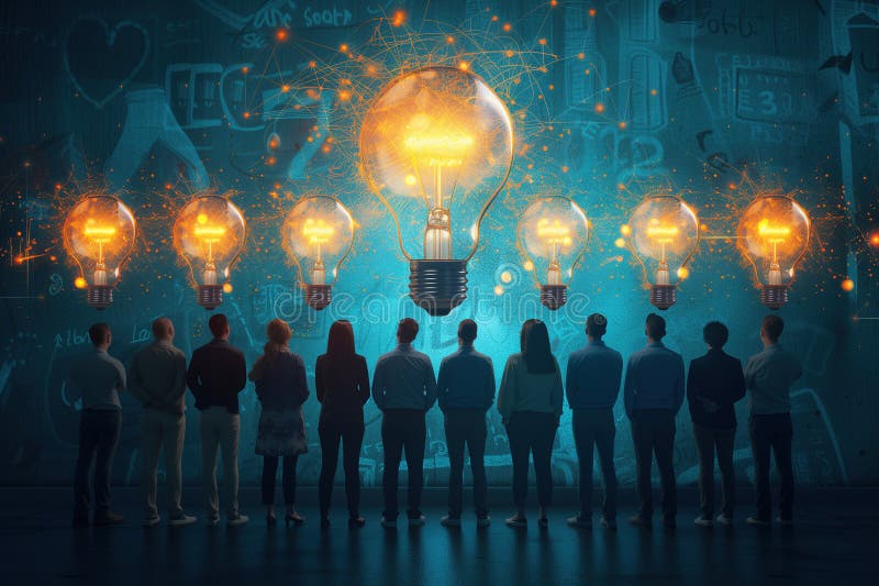 Brainstorming To Generate New Ideas. Business Concept Stock ...