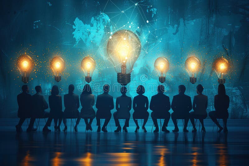 Brainstorming To Generate New Ideas. Business Concept Stock ...