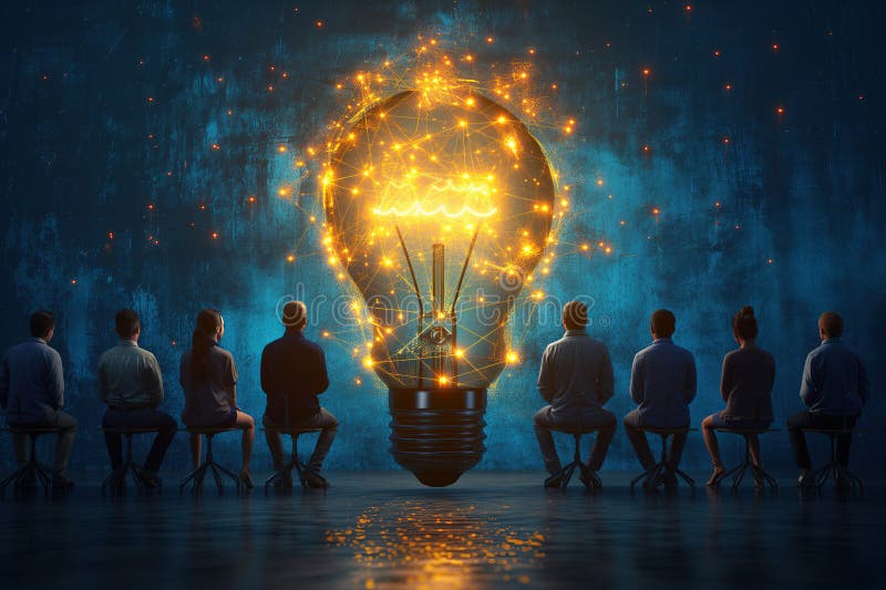 Brainstorming To Generate New Ideas. Business Concept Stock ...