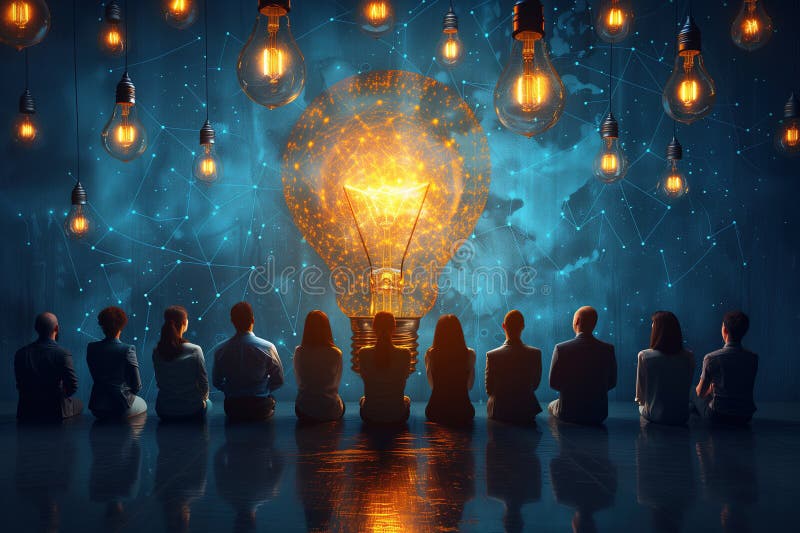 Brainstorming To Generate New Ideas. Business Concept Stock ...