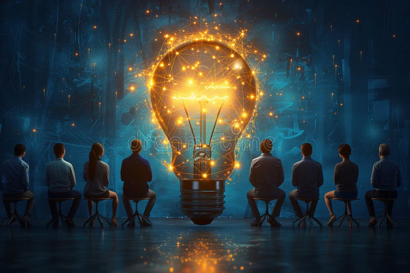 Brainstorming To Generate New Ideas. Business Concept Stock ...