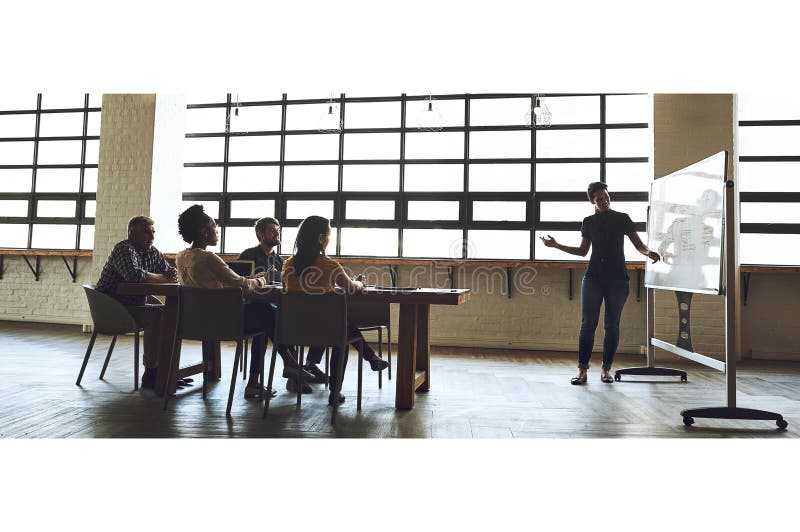 Brainstorming Towards a Better Business. a Group of Colleagues Having ...