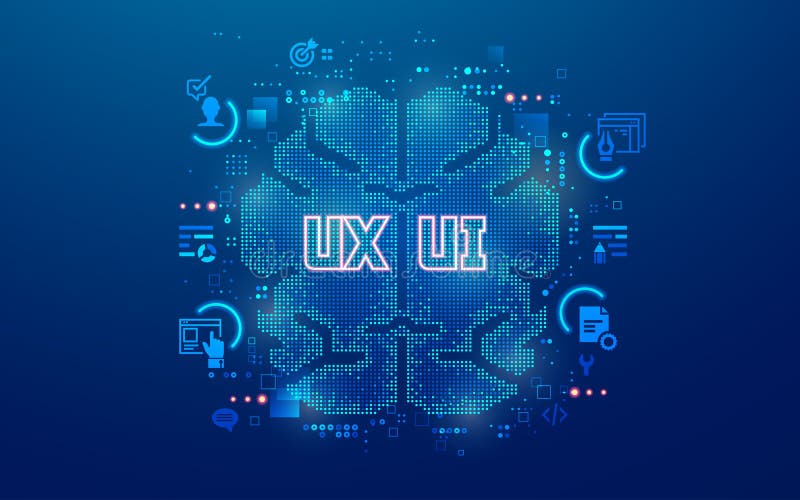 BrainUi stock vector. Illustration of data, service - 265831781