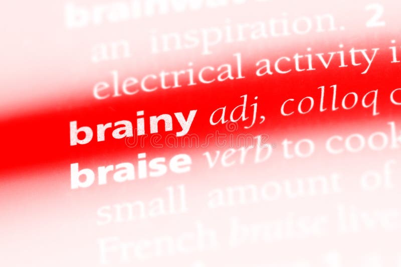 Brainy stock photo. Image of concept, closeup, dictionary - 114413250