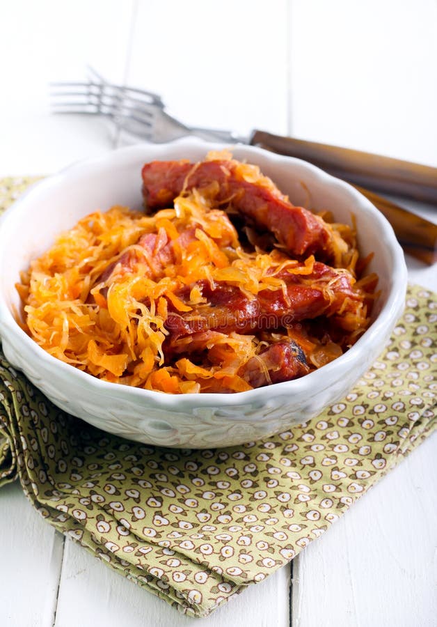 Braised cabbage with ribs stock image. Image of braised - 67736527