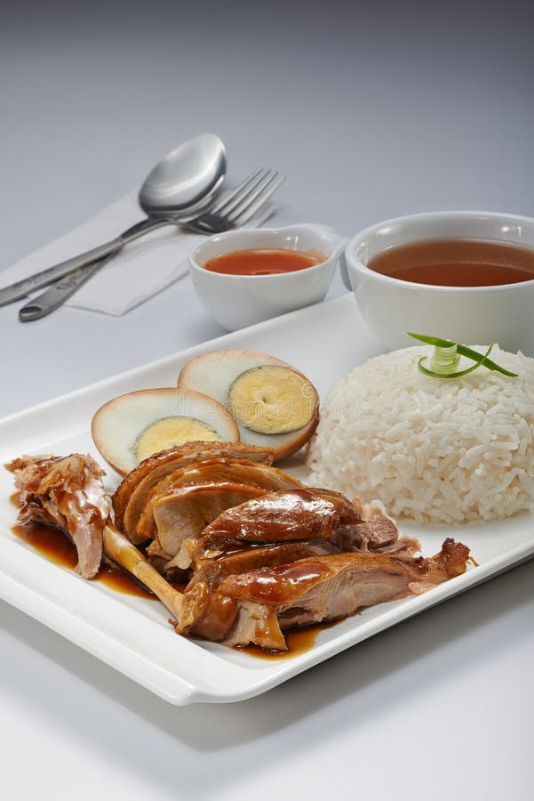 Braised Duck Meat Rice stock image. Image of meat, delicious - 37699449