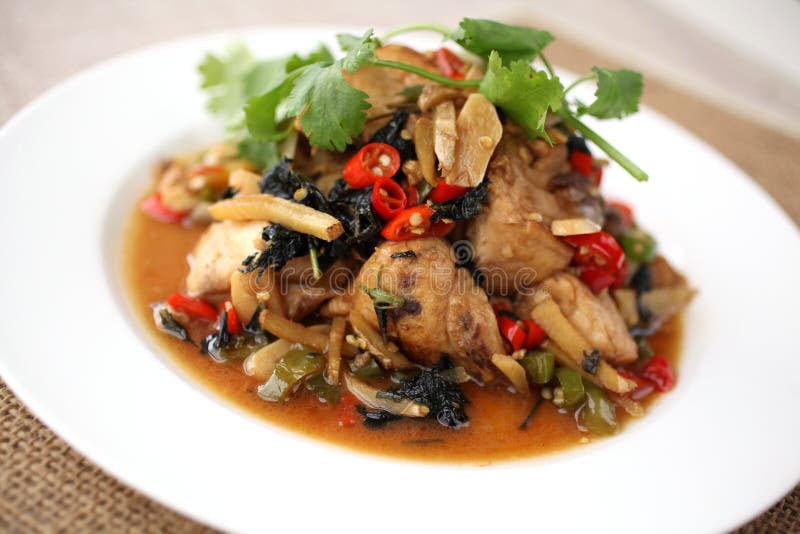 Braised Fish stock photo. Image of cuisine, food, detail - 32583098