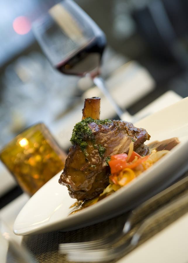 Braised Lamb Shank stock image. Image of joint, shank - 6848421