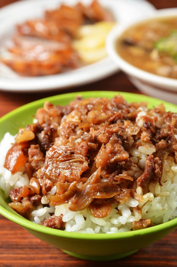 Braised pork rice stock photo. Image of cuisine, stew - 52835912
