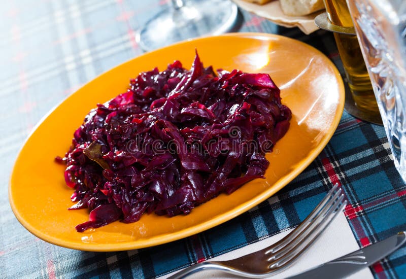 Braised red cabbage stock photo. Image of nature, country - 292210432