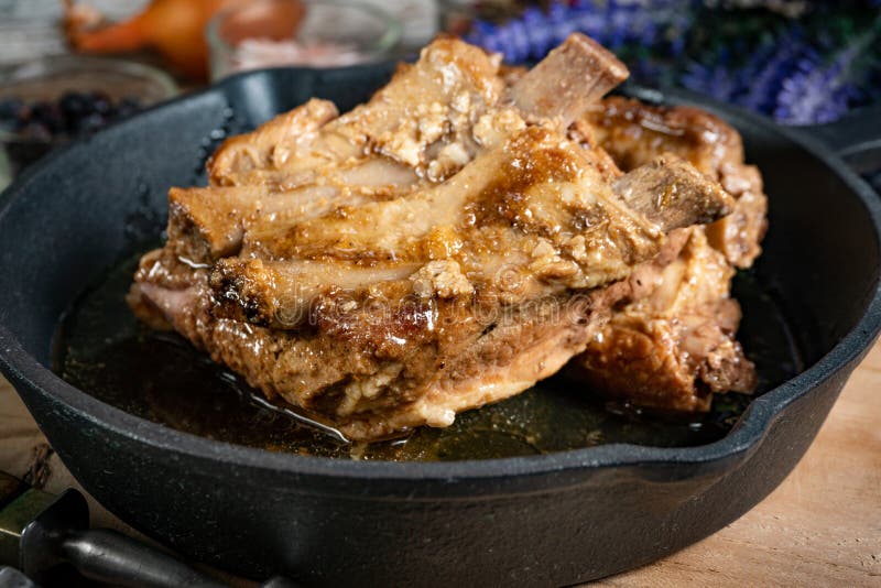 Braised ribs stock photo. Image of food, cooked, dinner - 220558418