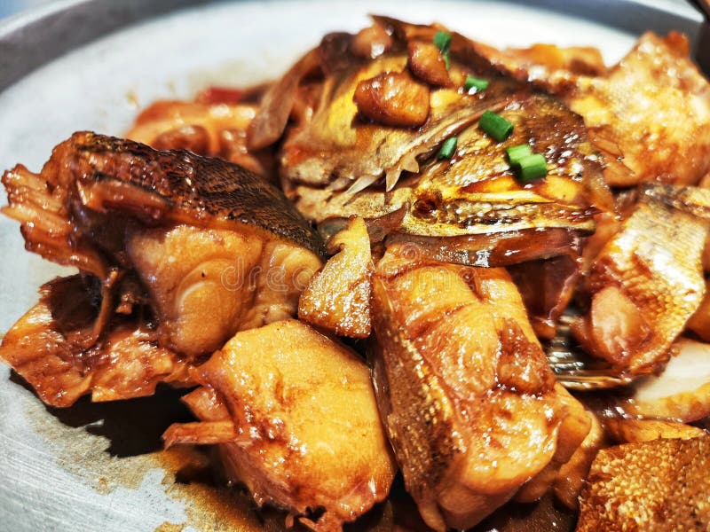 Braised Smelly Mandarin Fish Stock Image - Image of braised, mandarin ...