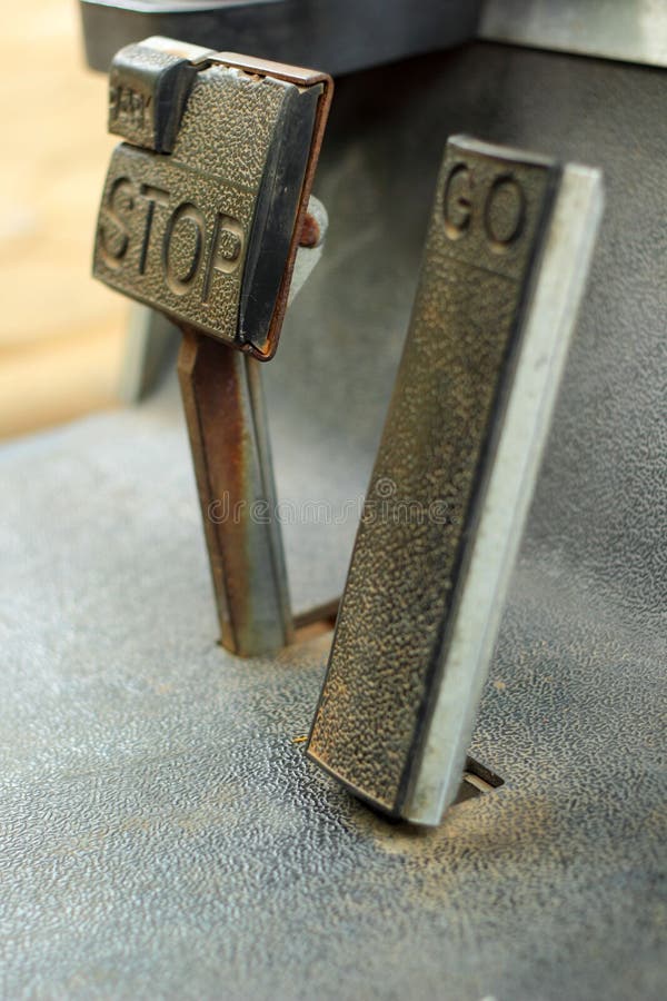 Brake and Accelerator Pedal for Cars. Stock Photo - Image of journey ...