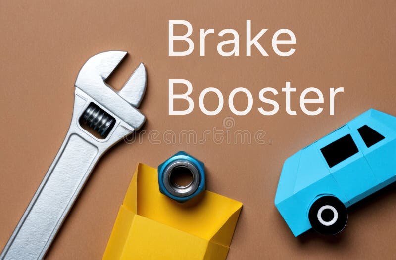 Brake Booster Text Words Meaning Theme Auto Service Stock Illustration ...