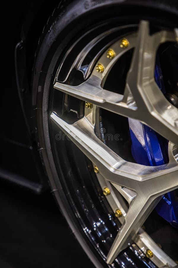 Brake Caliper and Disc of Modern Car Stock Image - Image of race, disk ...
